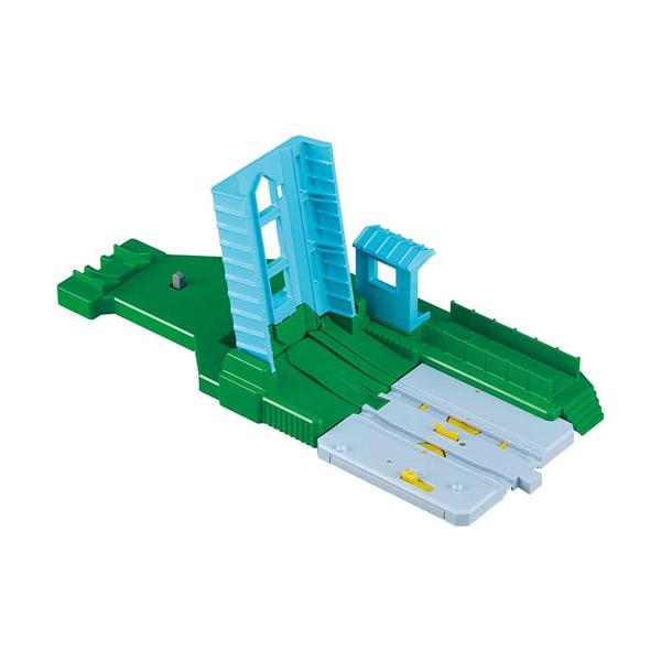 プラレール J-32 アクションタウン 大きなはね橋 【線路 情景部品 電車 鉄道玩具グッズ 雑貨 誕生日 クリスマス プレゼント ギフト 玩具 おもちゃ】車両の力で情景が動き出す! アクションタウンの大きなはね橋が登場!車両がはね橋に到着...