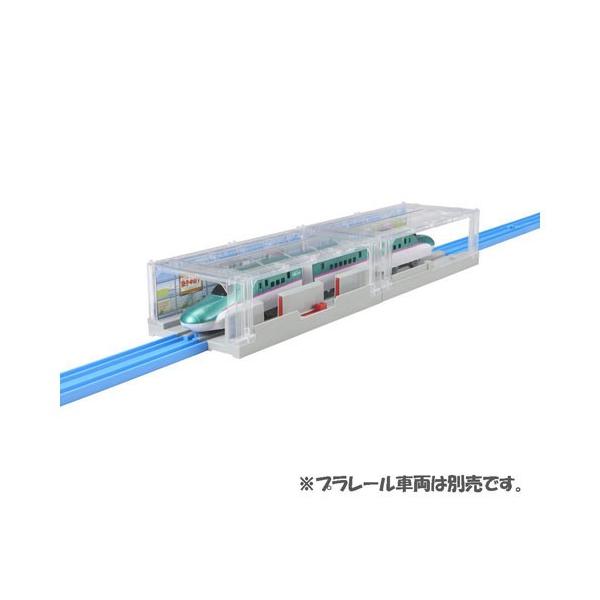 プラレール J-26 ホームドアステーション 【情景部品 駅 電車 鉄道玩具 タカラトミー】クリアドームがかっこいい!ホームドアが付いた駅が登場!Point1:発車/停車と連動して開閉するホームドア!!Point2:3両編成がピタッと収まる...
