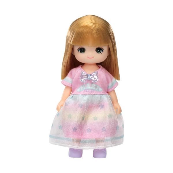 リカちゃん ドール LD-22 ラッキーなふたご マキちゃん 【妹 いもうと 双子 ピンク スカート 水色 星柄 キラキラ リボン 靴 着せ替え人形 本体 玩具】リカちゃんのいもうと、ふたごのマキちゃん。いつもにっこり笑顔で、優しい性格の持...