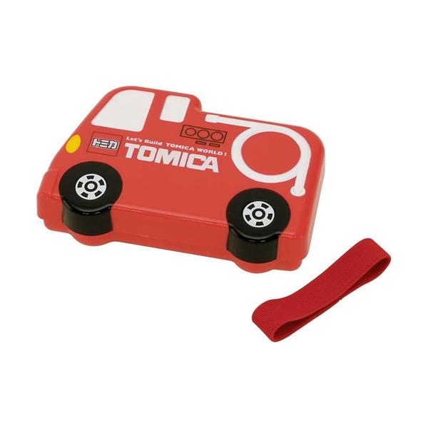 トミカ 消防車 ダイカットランチボックス [中子付き・ベルト付き] お弁当箱 LBD2 【自動車 電子レンジ対応 電車型 キャラクター弁当箱 遠足 運動会 子供用】キッチン用品で国内大手のスケーター株式会社の商品です!カッコいい消防車の形を...