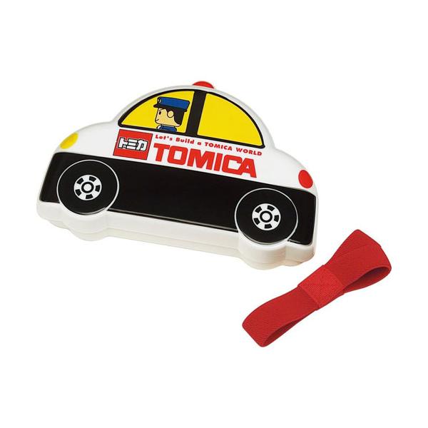 トミカ パトカー ダイカットランチボックス [中子付き・ベルト付き] お弁当箱 LBD2 【自動車 警察車両 電子レンジ対応 電車型 キャラクター弁当箱 遠足】キッチン用品で国内大手のスケーター株式会社の商品です!車の形をしたトミカのお弁当...