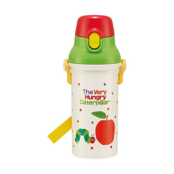 はらぺこあおむし 抗菌 食洗機対応 直飲みワンタッチボトル 水筒 480ml PSB5SANAG 【子供用水筒 プラスチック製 軽量 ダイレクトボトル グッズ 雑貨】キッチン用品で国内大手のスケーター株式会社の商品です!食器洗い乾燥機OKの...