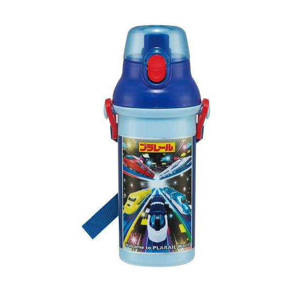 プラレール 23 抗菌 食洗機対応 直飲みワンタッチボトル 水筒 480ml PSB5SANAG 【子供用水筒 プラスチック製 軽量 ダイレクトボトル グッズ 雑貨】キッチン用品で国内大手のスケーター株式会社の商品です!食器洗い乾燥機OKの...