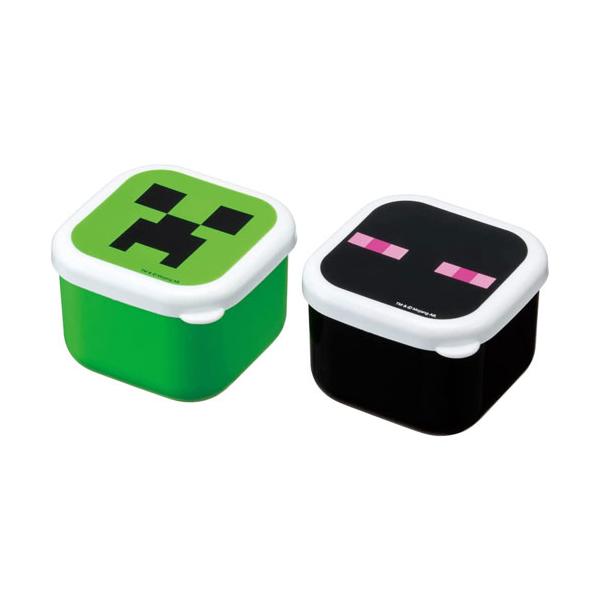 Minecraft マインクラフト (クリーパー エンダーマン) お弁当箱 抗菌 ミニ シール容器 保存容器 おかず入れ 130ml 2個セット MO1WAG 【マイクラ 遠足 グッズ 雑貨】キッチン用品で国内大手のスケーター株式会社の商品...