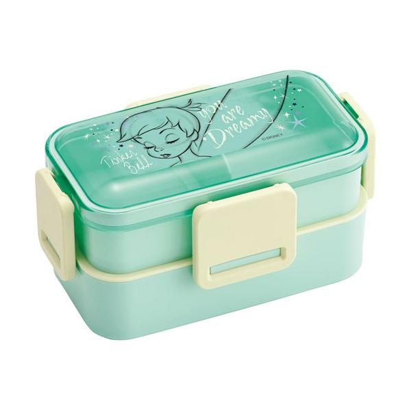 ディズニー ピーターパン ティンカーベル 抗菌 食洗機対応 2段 ふわっと弁当箱 600ml PFLW4AG 【二段お弁当箱 ランチボックス 遠足 子供用 大人用】キッチン用品で国内大手のスケーター株式会社の商品です!ドーム型のフタで、"ふ...