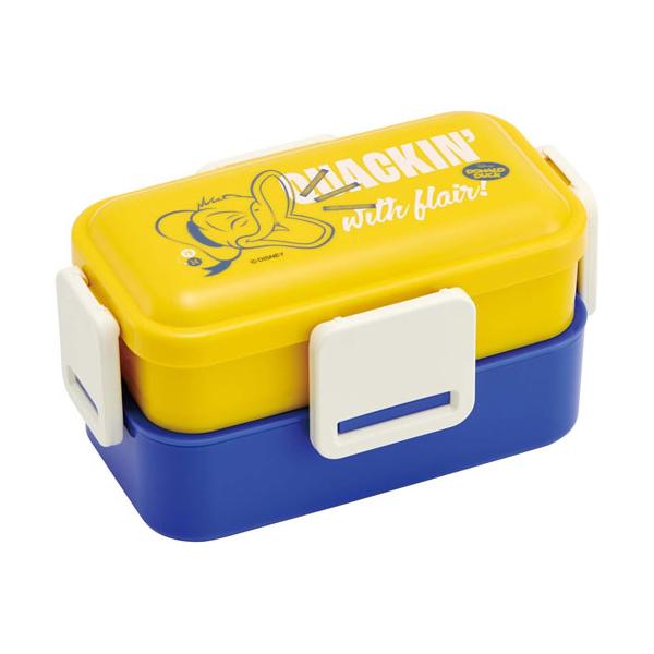 ディズニー ドナルドダック 抗菌 食洗機対応 2段 ふわっと弁当箱 600ml PFLW4AG 【二段お弁当箱 ランチボックス 遠足 子供用 大人用】キッチン用品で国内大手のスケーター株式会社の商品です!ドーム型のフタで、"ふんわり"とご飯...