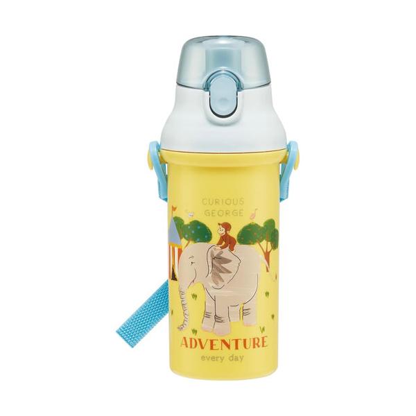 おさるのジョージ (ZOO) 抗菌 食洗機対応 直飲みワンタッチボトル 水筒 480ml PSB5SANAG 【子供用 プラスチック製 軽量 ダイレクトボトル グッズ 雑貨】キッチン用品で国内大手のスケーター株式会社の商品です!食器洗い乾燥...