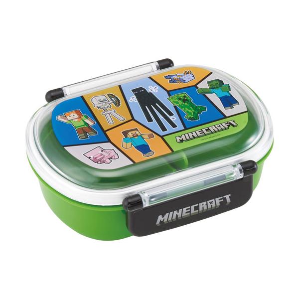 マインクラフト (Minecraft 25) 抗菌 ふわっとフタ タイトランチボックス 360ml お弁当箱 QAF2BAAG 【食洗機対応 電子レンジ対応 小判型 子供用 大人用】キッチン用品で国内大手のスケーター株式会社の商品です!ふわ...