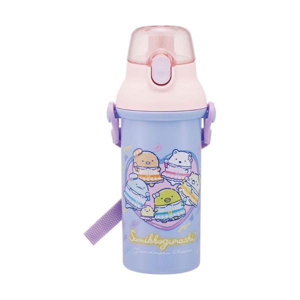 すみっコぐらし (夢みるしっぽず) 食洗機対応 直飲みワンタッチボトル 水筒 480ml PSB5SAN 【子供用 プラスチック製 軽量 ダイレクトボトル グッズ 雑貨】キッチン用品で国内大手のスケーター株式会社の商品です!食器洗い乾燥機O...