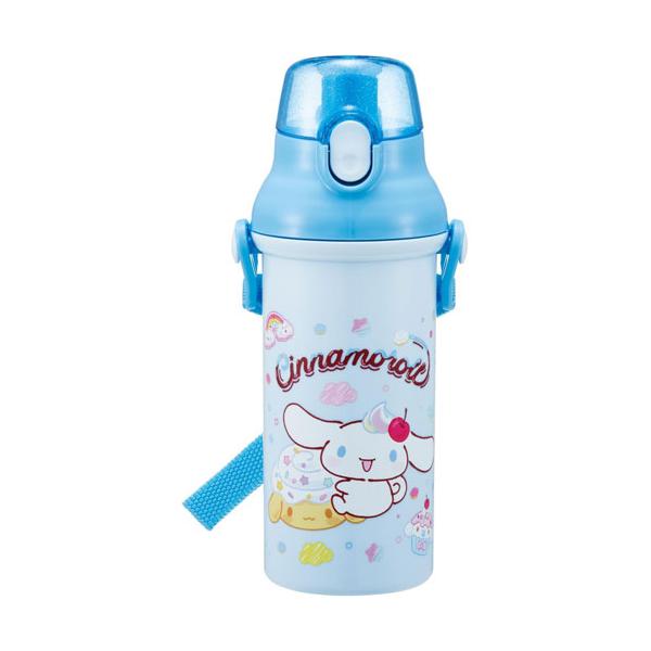 シナモロール (Fancy Snacks Sweets サンリオ) 食洗機対応 直飲みワンタッチボトル 水筒 480ml PSB5SAN 【シナモン 子供用 プラスチック製 軽量】キッチン用品で国内大手のスケーター株式会社の商品です!食器洗...
