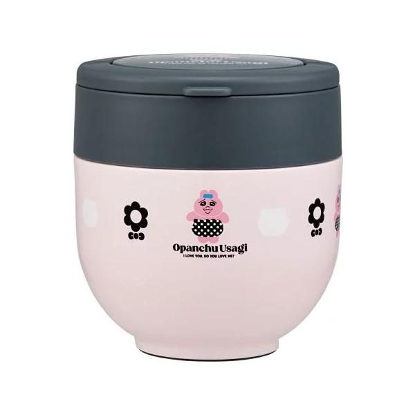 おぱんちゅうさぎ 折りたたみハンドル付き 保温ジャー お弁当箱 ランチボックス LDNO6 【麺 保温弁当箱 ランチジャー 丼ぶり どんぶり型】キッチン用品で国内大手のスケーター株式会社の商品です!電子レンジが使えなくても、あったかごはんを...