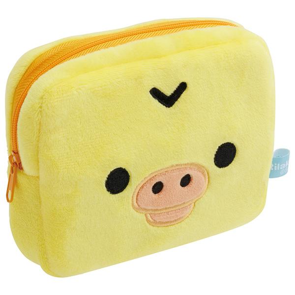 リラックマ ぬいぐるみマルチケース(キイロイトリ) CA71203 【化粧ポーチ コスメポーチ 小物入れ グッズ 雑貨 プレゼント ギフト】人気の定番アイテムが復刻リニューアル！ぬいぐるみ雑貨シリーズから、キイロイトリのぬいぐるみマルチケー...