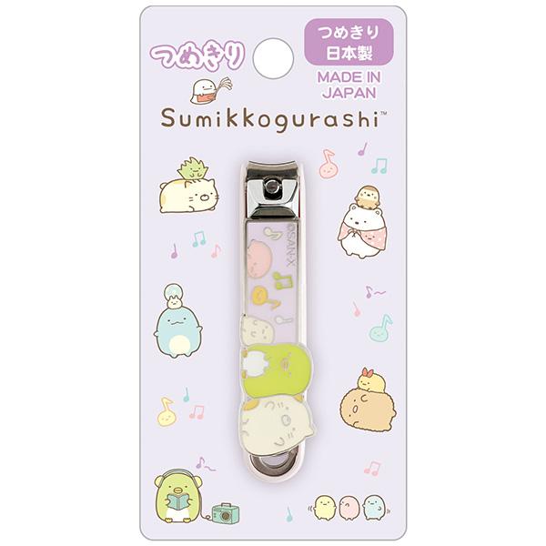 すみっコぐらし つめきり 爪切り (ぺんぎん？＆ねこ＆たぴおか) FE44404 【日本製 ヤスリ グッズ 雑貨 プレゼント ギフト 玩具】持ち運びにも便利☆ダイカットがかわいいつめきりが登場！毎日の身だしなみをキャラクターと楽しもう♪・簡...