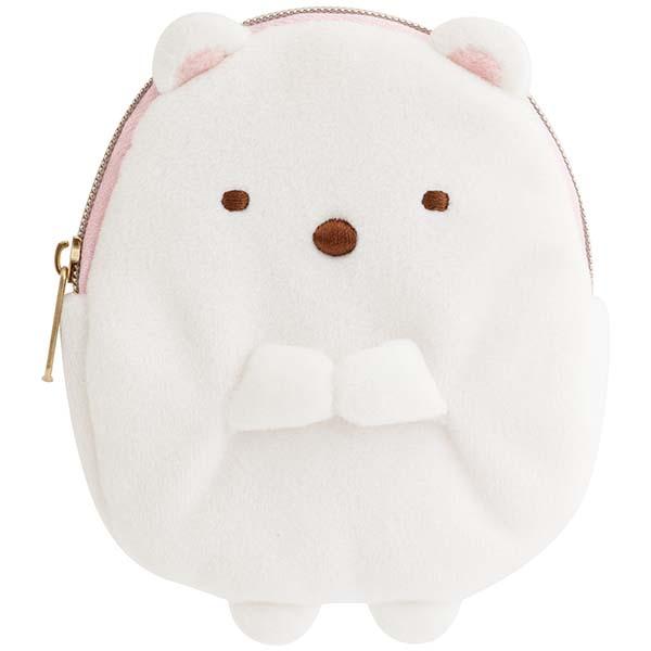 すみっコぐらし ぬいぐるみコインケース (しろくま) CK71201 【お財布 小銭入れ 小型ポーチ ファスナー グッズ 雑貨 ギフト】毎日使えて便利なぬいぐるみ雑貨シリーズから、ぬいぐるみコインケースが登場☆ふわふわぬいぐるみ素材♪細々し...