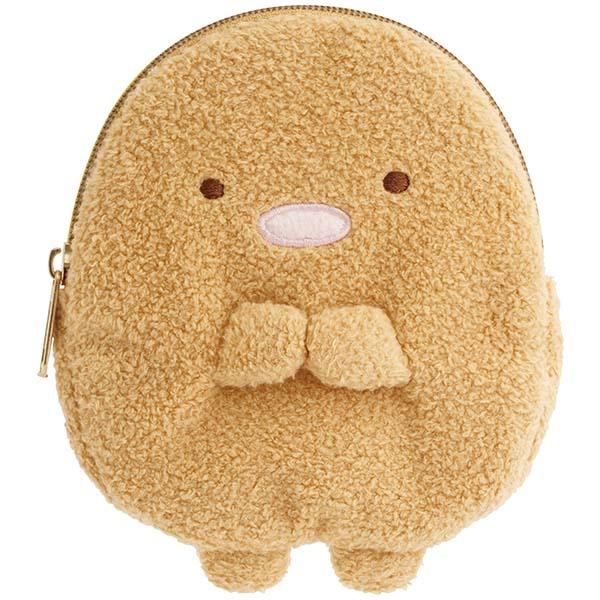 すみっコぐらし ぬいぐるみコインケース (とんかつ) CK71203 【お財布 小銭入れ 小型ポーチ ファスナー グッズ 雑貨 ギフト】毎日使えて便利なぬいぐるみ雑貨シリーズから、ぬいぐるみコインケースが登場☆ふわふわぬいぐるみ素材♪細々し...