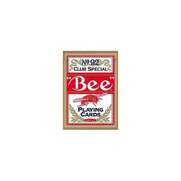 トランプカード ビーカード ポーカーサイズ (赤/レッド) 【Bee 正規代理店仕入品 ラスベガス・カジノで最も使用されているカード USプレイングカード社製】世界最大の売上を誇る、最も有名なプレイングカード(トランプ) メーカー、USプレ...