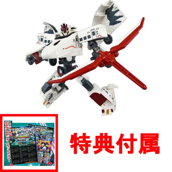 プラレール 新幹線変形ロボ SGX07 シンカリオン 800つばめ (2026年発売版) 【本体 人形 フィギュア 変形合体ロボット 電車】★購入特典「シンカリオンポスターカレンダー (2026年7月〜2027年3月)」×1 付属★テレビア...