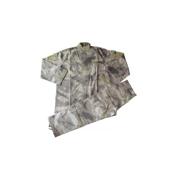 イーグルフォース A-TACSジャケット&amp;パンツセット[Lサイズ] 【サバゲー用迷彩柄戦闘服 サバイバルゲーム カモ 5440-L 】次世代カモフラージュA-TACS (Advanced TActical Concealment S...