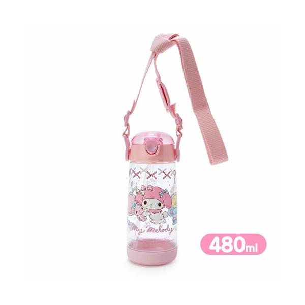 サンリオ キッズ ストローボトル マイメロディ (軽量プラ水筒・480ml) 181871 【軽い 子供用 ワンタッチ グッズ 誕生日 クリスマス プレゼント ギフト 玩具】★株式会社サンリオ 社製・サンリオ オリジナルの公式グッズ★サンリ...