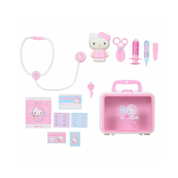 サンリオ ハローキティ ナースごっこセット 369365 【お医者さんごっこ 聴診器 ケース付き おままごと 人形 フィギュア グッズ 雑貨 プレゼント ギフト 玩具】★株式会社サンリオ 社製・サンリオ オリジナルの公式グッズ★サンリオの正...