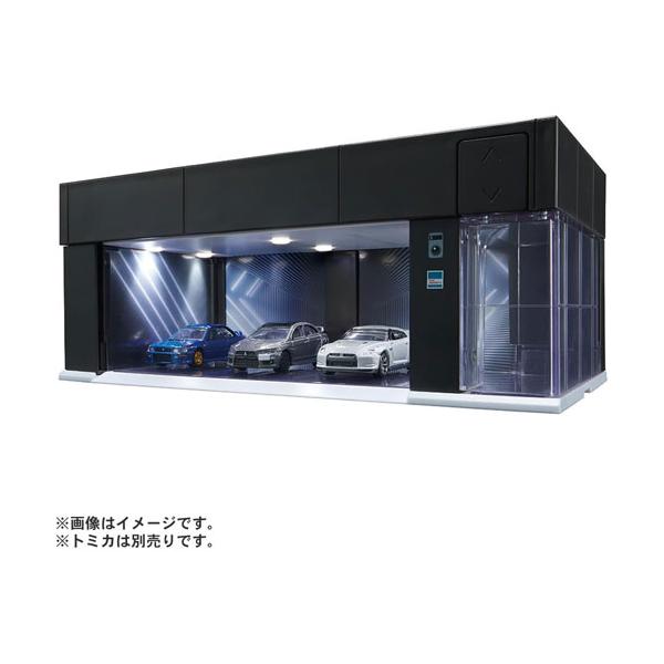 トミカプレミアム tomica GARAGE PREMIUM BLACK Standard Edition (トミカガレージ ブラック スタンダードエディション) 【ミニカー用 ディスプレイケース】コレクションをスタイリッシュに飾れる、ガレ...