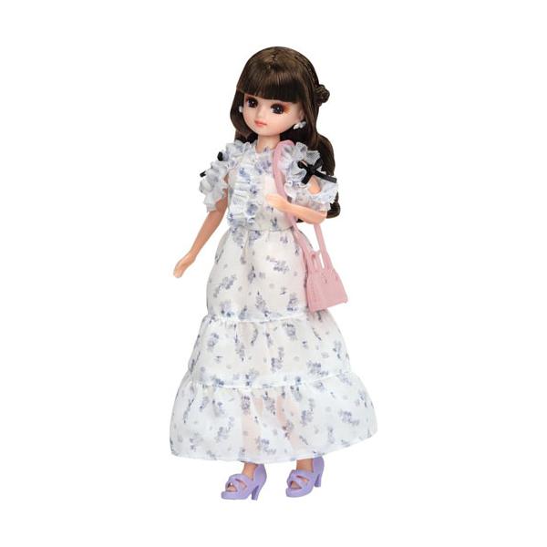 【発売日：2026年05月16日】リカちゃん ドール LD-15 プティブロッサム 【着せ替え人形 きせかえ人形本体 ワンピース イヤリング バッグ 靴 玩具】ふんわり花柄とリボン、フリルで華やかに。毎日を特別にするリアルクローズワンピース...