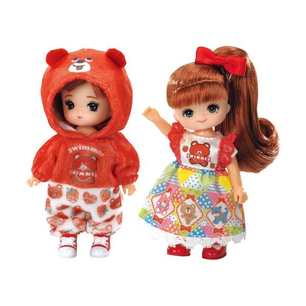 リカちゃん ドール SWIMMERだいすきミキちゃんマキちゃん (2体セット) 【スイマー コラボ ふたごのいもうと 家族 双子の妹 きせかえ人形本体 玩具】雑貨ブランド「SWIMMER」とコラボレーションしたミキちゃんとマキちゃんのセット...