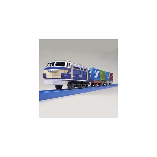 プラレール S-60 EF66電気機関車 【車両単品(編成車両) 電車 鉄道玩具 タカラトミー】EF66は1968年から製造が開始された直流型電気機関車です。この商品では2004年より登場した新塗装の更新機をイメージしています。※レールは付...
