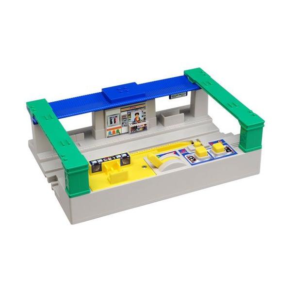 プラレール J-13 サウンド駅 【情景部品 電車 鉄道玩具 タカラトミー】「踏切」で実績のあるサウンドに特化した駅が新登場!車両をコントロールするゴー/ストップレバーの動きに合わせていろいろな音声が流れます。例：?「まもなく１番線に列車が...