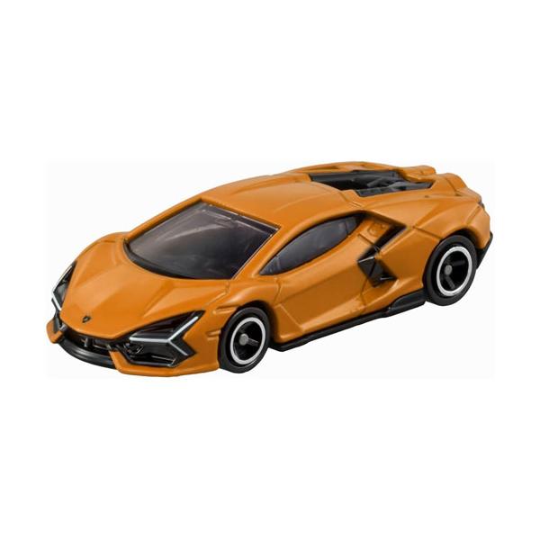 トミカ No.107 ランボルギーニ レヴエルト 【ミニカー サック箱 自動車 誕生日 クリスマス プレゼント 玩具】「ランボルギーニ レヴエルト」が、トミカになって登場です■対象年齢 3歳以上■メーカー：タカラトミー(TAKARATOMY)