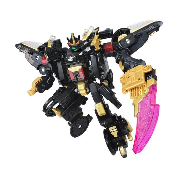 トミカ ジョブレイバー TJBDX ライジングポリスブレイバーZERO デカライドアーマー 黒バイDXセット 【パトカー 警察 変形合体ロボット フィギュア 人形】アーマービークル「日産 NISSAN GT-R 覆面パトロールカー」が機捜ジ...