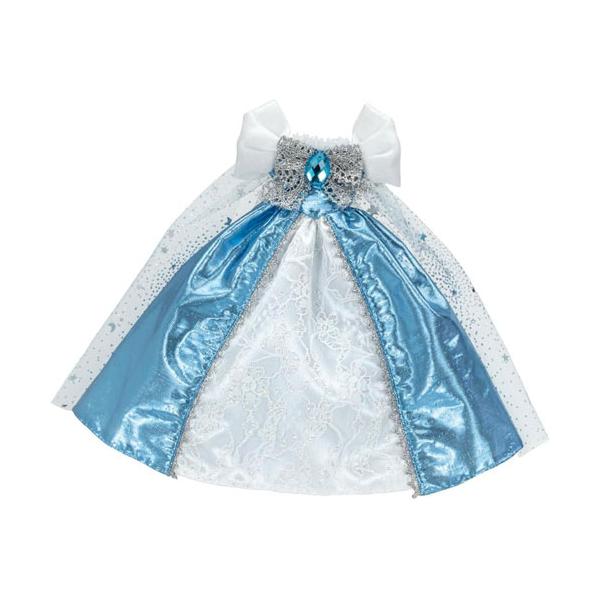リカちゃん ドレス LW-22 ブルールミナス 【雪の結晶 青色 お姫様ドレス ステッキ ティアラ ブーツ 着せ替え人形用 洋服 おままごと 玩具】ブルーとシルバーを基調としたプリンセスドレスに、星がちりばめられた透け感のあるマントつき!胸...