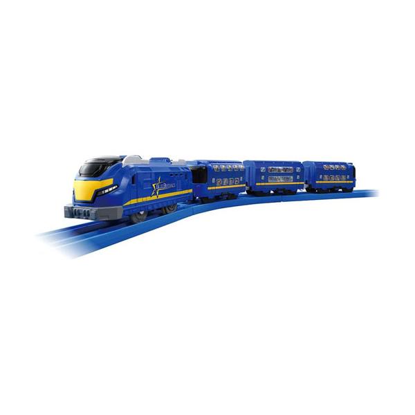 プラレール S-46 プラレール鉄道 ブルーディスタンス 【電車 列車 本体 鉄道玩具 誕生日 プレゼント 玩具 おもちゃ】プラレール鉄道の中でNo.1の移動距離を誇り、都市と遠方の旅行先を結ぶ寝台特急車両です。長距離移動と青いボディ色から...