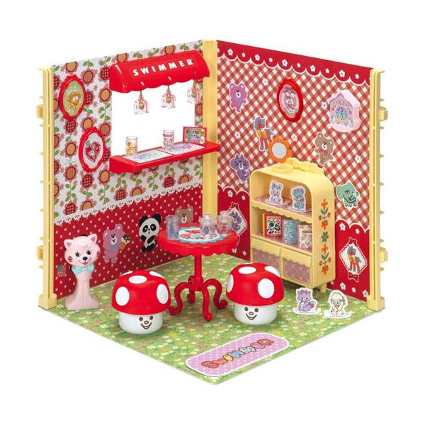 リカちゃん LF-10 インテリアコーディネート SWIMMERルーム 【スイマー コラボ お部屋 おうち 家 ハウス 着せ替え人形用家具 玩具 フィギュア】雑貨ブランド「SWIMMER」とコラボレーションした、リカちゃんの世界観でインテリ...