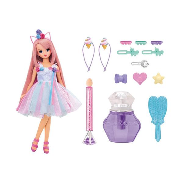 リカちゃん ドール ゆめいろみさきちゃん カラフルチェンジ スペシャルプライス 【ヘアカラーチェンジ パープル ピンク ドレス 着せ替え人形 本体 玩具】ゆめいろな3色に簡単ヘアカラーチェンジ!髪色がゆめいろな3色に簡単にカラフルチェンジで...