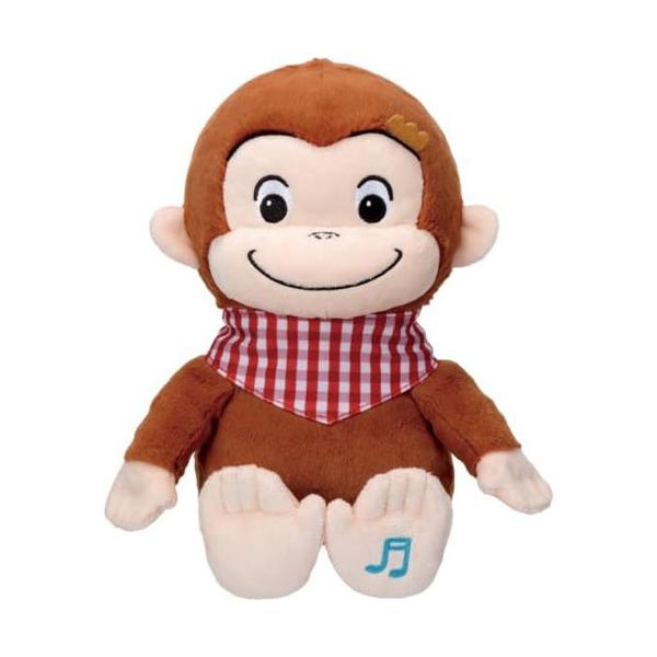 いっしょにくらそう！おさるのジョージ (おしゃべりぬいぐるみ) 【オープニングテーマ 主題歌 セリフ 音楽 メロディ お話し 猿 動物 知育玩具 プレゼント】ゆかいなジョージとくらそう！！かわいいおしゃべりや楽しい音楽がながれるおさるのジョ...