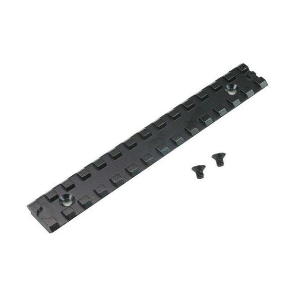 クラウンモデル スーパーライフルU10用 マウントベース 【20mm幅 純正スコープマウントレール】クラウンモデルのスーパーライフルU10シリーズに使用できる金属製の純正20mm幅マウントベースです。 こちらはスコープ等を取り付けるための土...