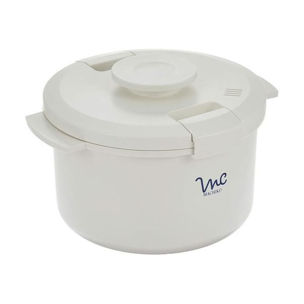 クック膳 [COOK-ZEN] (千葉真知子先生 レシピ付属) 電子レンジ調理鍋 スチーマー ホワイト 白 MWC1 【電子レンジ エコ調理 レンジ 料理 器具 レンジクック】キッチン用品で国内大手のスケーター株式会社の商品です!電子レンジ...