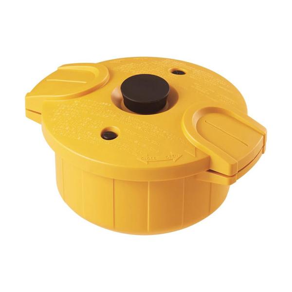 電子レンジ圧力鍋 極み味 (秋田美佐子先生 レシピ付属) イエロー MWP1 【黄色 プラスチック製 電子レンジ調理器具 レシピ付き 安全 安心 料理 なべ】キッチン用品で国内大手のスケーター株式会社の商品です!手軽に使える電子レンジ専用、...