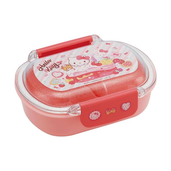 ハローキティ (Fancy Snacks Sweets サンリオ) 洗いやすいキッズランチボックス 360ml お弁当箱 QTAF2BA 【食洗機対応 小判型 給食 遠足 子供用 大人用】キッチン用品で国内大手のスケーター株式会社の商品です...