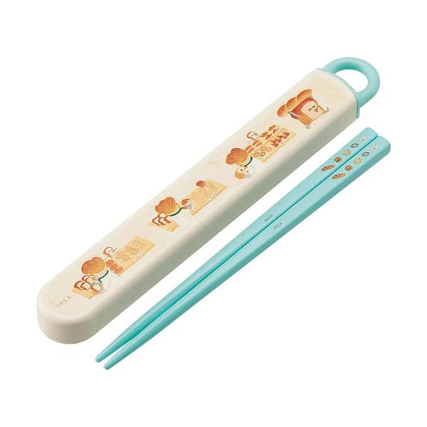 パンどろぼう 抗菌 食洗機対応 箸＆スライド箸箱セット [16.5cm] ABS2AMAG 【銀イオン Ag+ おはし ハシ 給食 遠足 お弁当 子供用 キッズ スケーター】キッチン用品で国内大手のスケーター株式会社の商品です!食洗機OKの...