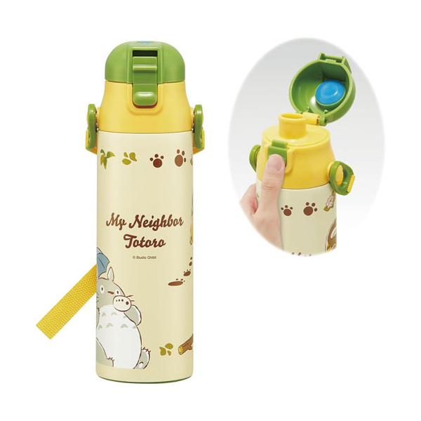 となりのトトロ (ネコバス ジブリ) 水筒 超軽量 ロック付きワンプッシュダイレクトステンレスボトル 580ml SDC6N 【真空二層構造 保冷 直飲み グッズ 雑貨】キッチン用品で国内大手のスケーター株式会社の商品です!人気の直飲みタイ...
