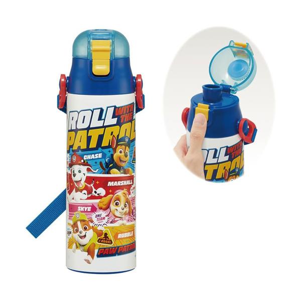 パウ・パトロール 24 水筒 超軽量 ロック付きワンプッシュダイレクトステンレスボトル 580ml SDC6N 【パウパトロール 真空二層構造 保冷 直飲み】キッチン用品で国内大手のスケーター株式会社の商品です!人気の直飲みタイプ！肩紐つき...