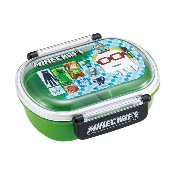 マインクラフト (Minecraft 26) ふわっとフタ タイトランチボックス 360ml お弁当箱 QAF2BA 【マイクラ 食洗機対応 小判型 グッズ 給食 遠足 子供用 大人用】キッチン用品で国内大手のスケーター株式会社の商品です!...