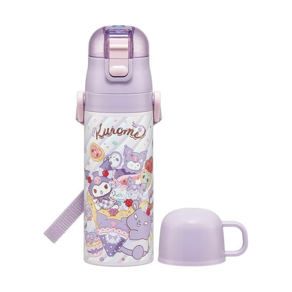 クロミ (Fancy Snacks Sweets サンリオ) 水筒 2WAYステンレス水筒 コップ付き 430ml〜470ml SKDC4 【真空二層構造 保冷 保温 直飲み グッズ 雑貨 スケーター】キッチン用品で国内大手のスケーター株式...