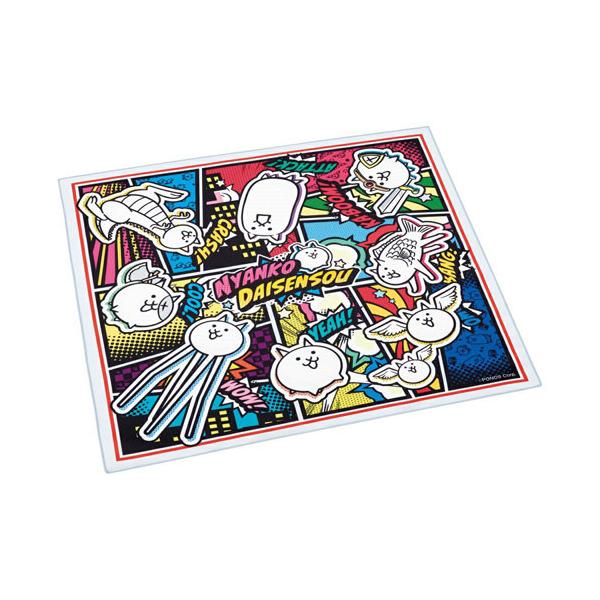 にゃんこ大戦争 26 ランチクロス ランチョンマット 風呂敷 KB4SN 【お弁当包み 学校 幼稚園 保育園 給食 遠足 キャラクター グッズ 雑貨 スケーター】お弁当箱を包んだり、敷いたり、しわになりにくいランチクロスです。サイズ：約43...