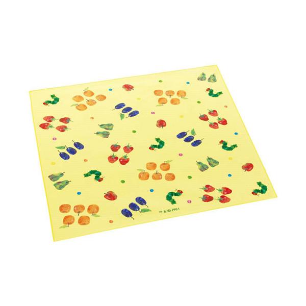 はらぺこあおむし (フルーツパターン) ランチクロス ランチョンマット 風呂敷 KB4SN 【お弁当包み 学校 幼稚園 保育園 給食 遠足 キャラクター グッズ 雑貨 スケーター】お弁当箱を包んだり、敷いたり、しわになりにくいランチクロスで...