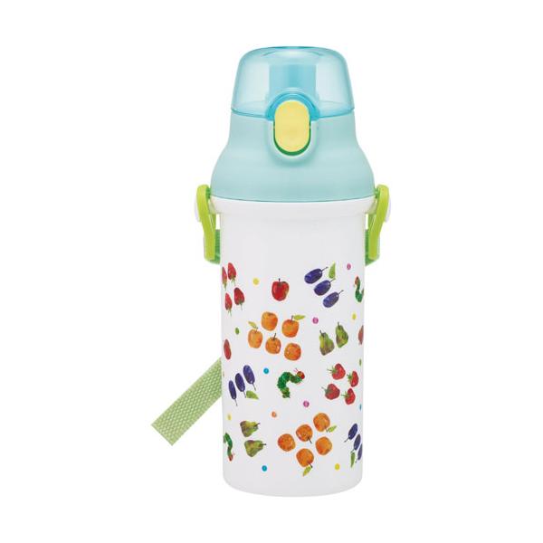 はらぺこあおむし (フルーツパターン) 食洗機対応 直飲みワンタッチボトル 水筒 480ml PSB5SAN 【子供用 プラスチック製 軽量 ダイレクトボトル グッズ 雑貨】キッチン用品で国内大手のスケーター株式会社の商品です!食器洗い乾燥...