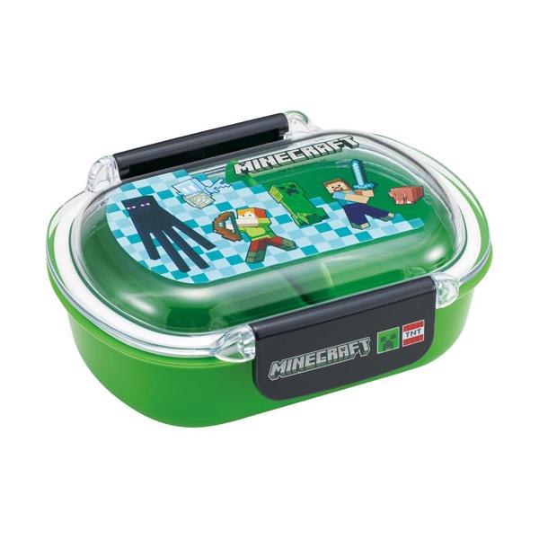 マインクラフト (Minecraft 26) 洗いやすいキッズランチボックス 360ml お弁当箱 QTAF2BA 【マイクラ 食洗機対応 小判型 グッズ 給食 遠足 子供用 大人用】キッチン用品で国内大手のスケーター株式会社の商品です!パ...