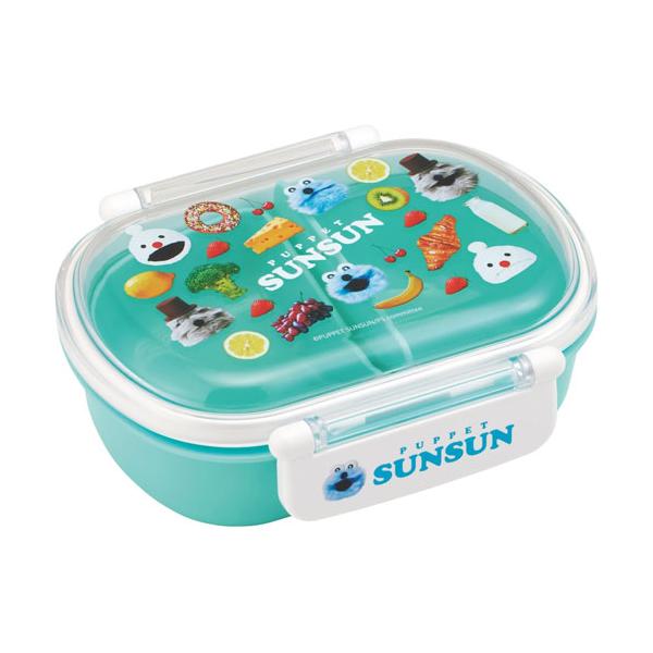 パペットスンスン ふわっとフタ タイトランチボックス 360ml お弁当箱 QAF2BA 【食洗機対応 小判型 グッズ 雑貨 給食 遠足 子供用 大人用】キッチン用品で国内大手のスケーター株式会社の商品です!ふわっと盛り付けが出来るドーム型...